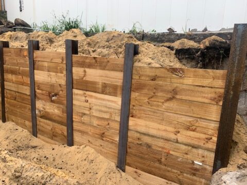 Shoring Sydney | Timber Shoring | Eastside Piling