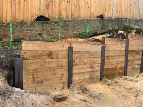 Shoring Sydney | Timber Shoring | Eastside Piling